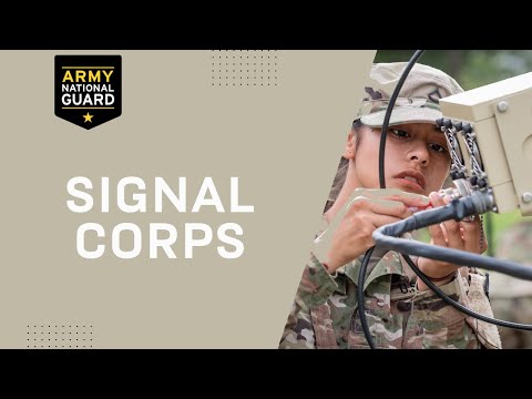 Army National Guard Signal Corps 60 Second - SRSC