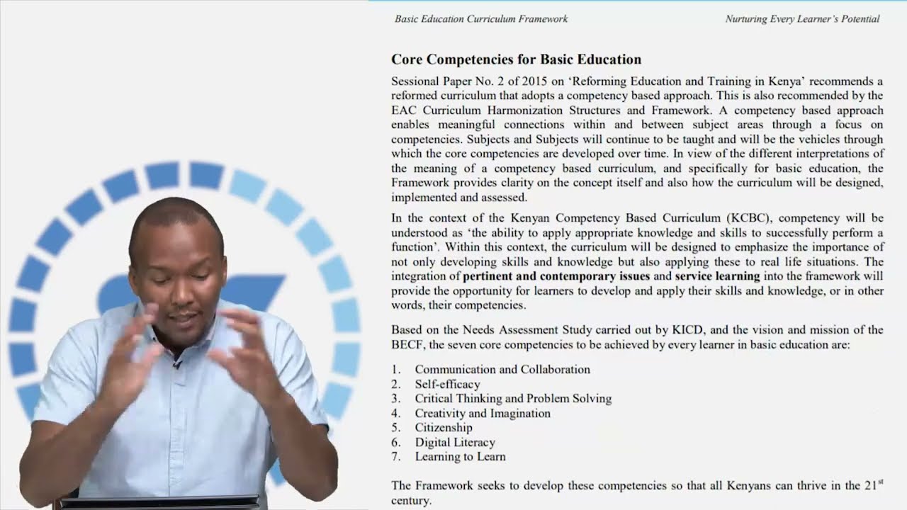 4 - Introducing the core competencies in CBC