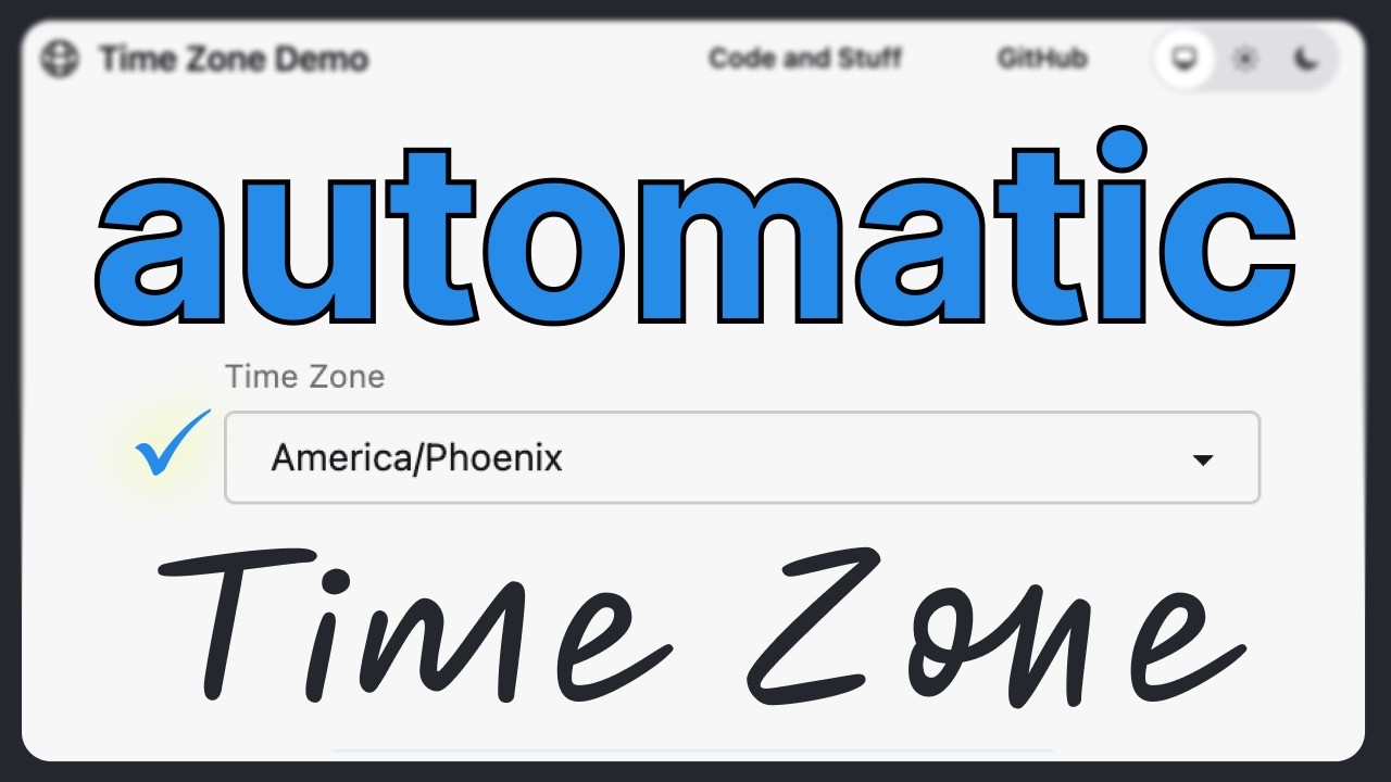 Auto-Select Timezones in Phoenix Apps (Your Users Will Thank You)