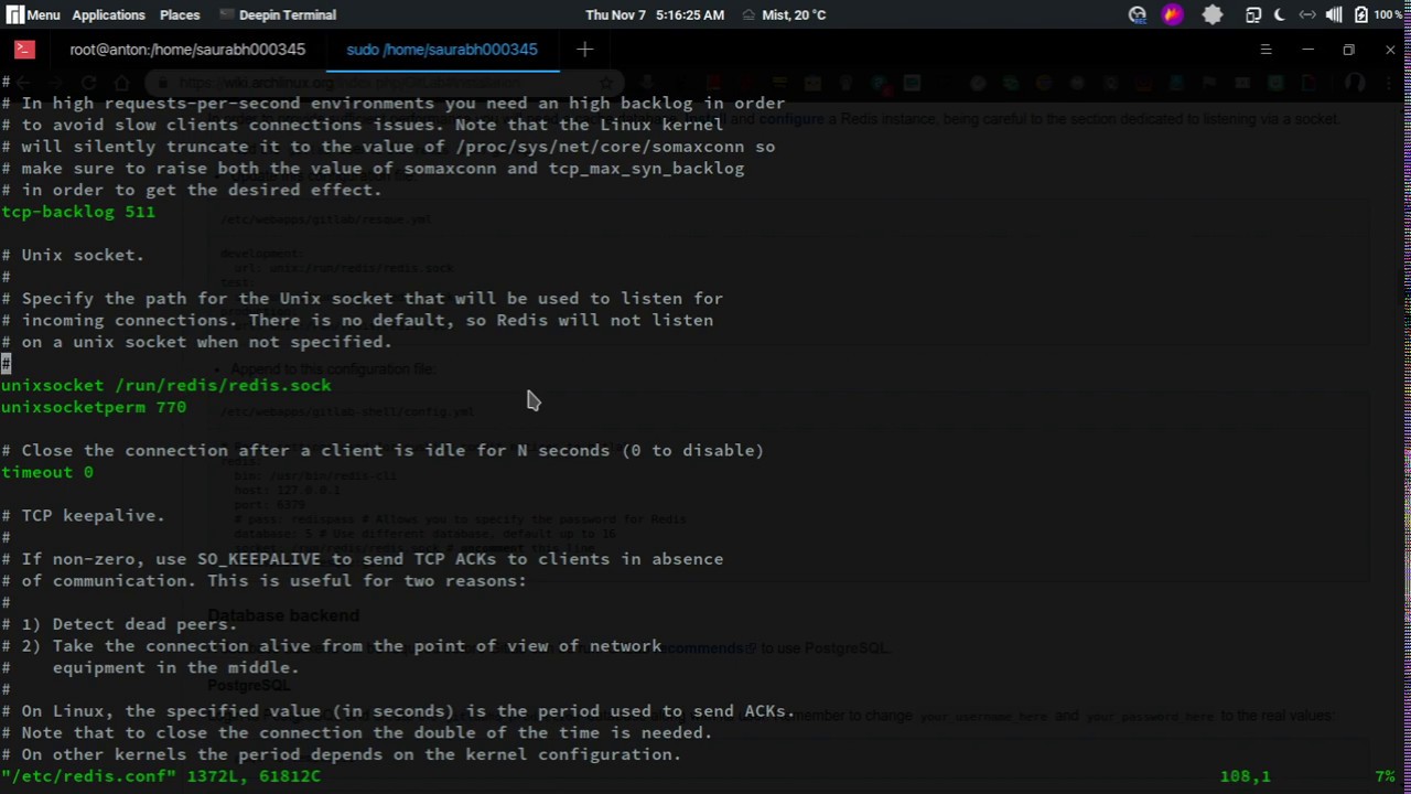 Gitlab CE Arch Linux [Manjaro] Installation Guide (WITH foolish mistakes)