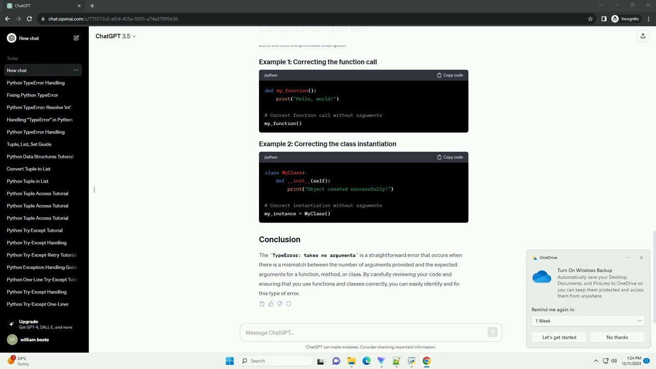 python typeerror takes no arguments