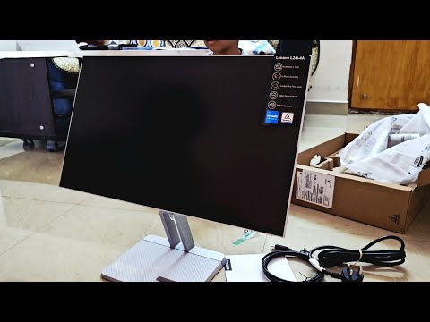 Lenovo L24i-4A monitor features four sides bezel-less with 100HZ IPS disply 🖥 #lenovo #technology