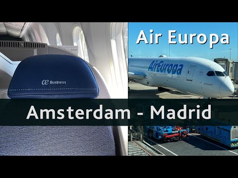 ???? Review del vuelo Amsterdam - Madrid en clase BUSINESS de Air Europa