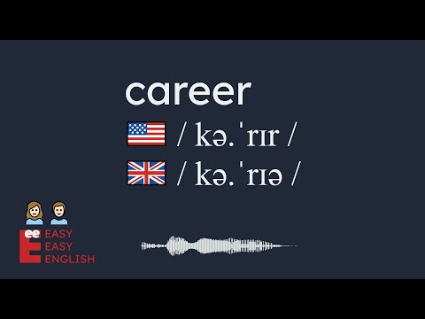 How to pronounce career? US English UK English IPA Audio Waveform 👩👨 How to say career?
