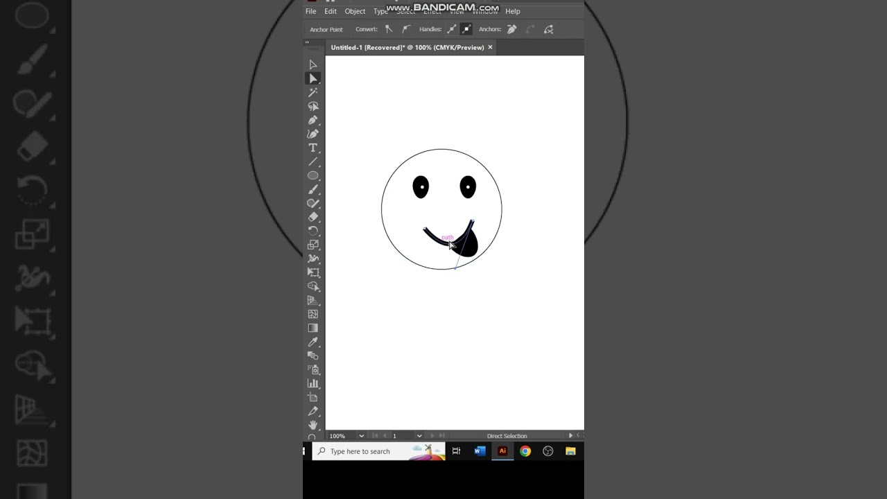 How to Create a Fun Smiley Face in Adobe Illustrator 😄 | Easy Vector Art Tutorial
