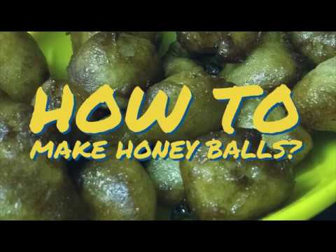 Homemade Honey Donut - Tasty Indian Snack - Honey Balls