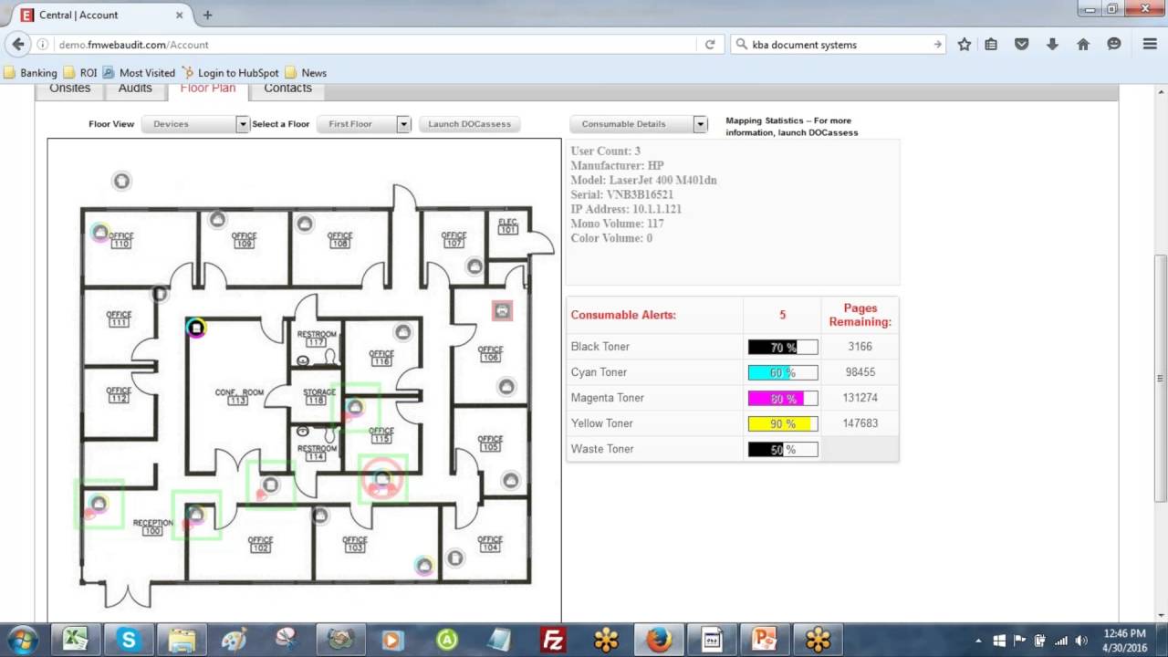 FMAudit User Data and Mapping