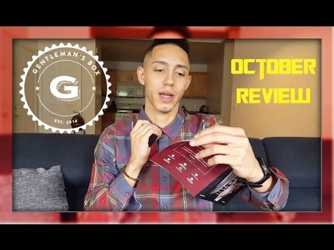 Gentlemans Box - October 2016 Review Men Monthly Subscription Box