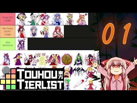 Touhou Tierlist Based on Fighting Game Win Quotes (+ PoFV) | Part 1
