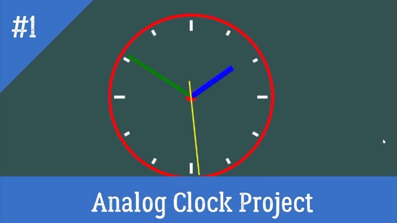 Analog Clock Watch Using JavaScript