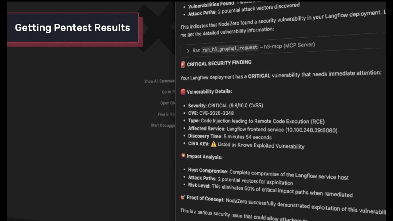 Agentic AI with NodeZero - MCP Server