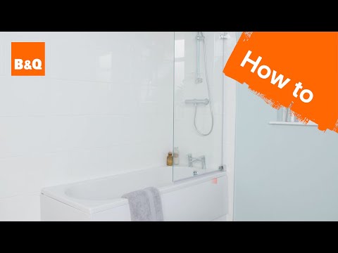 How to install a bath screen
