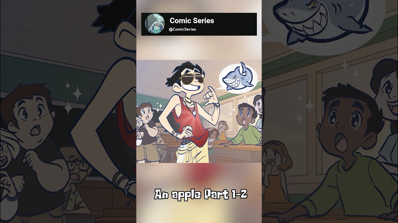 An apple p1,2 The little Trashmaid  #comedy #comics #comic #comicbookslabs