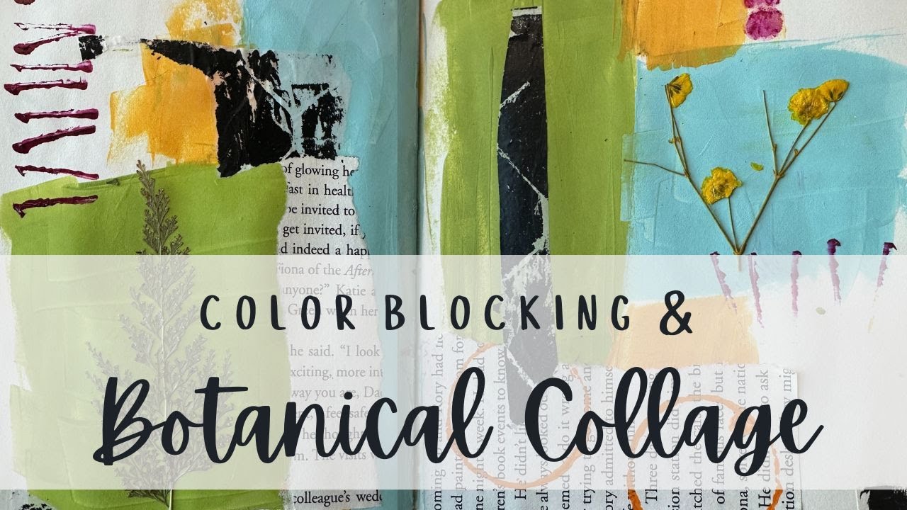 Color Blocking and Botanical Collage