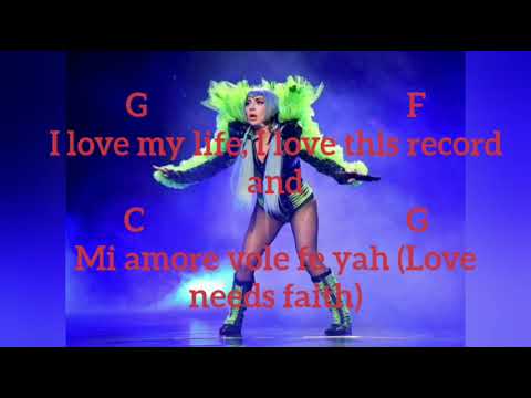Born This Way |Lyrics And Chords| - Lady Gaga
