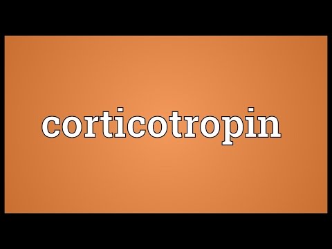 Corticotropin Meaning