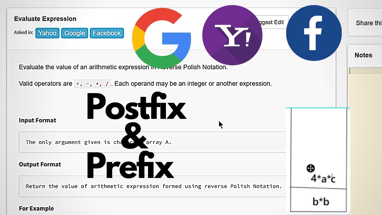 9.8 EVALUATE EXPRESSION (Stacks and Queues)-Interviewbit #stack#programming#queue