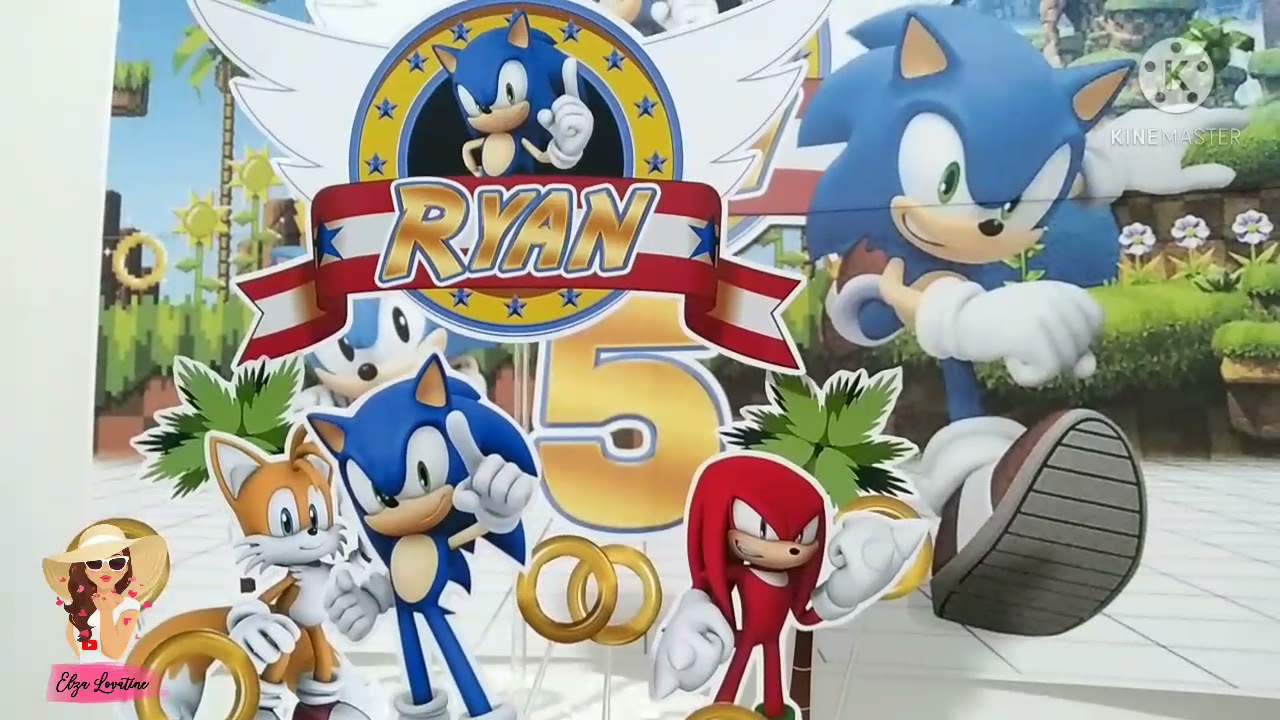 TOPO DE BOLO - Tema Sonic