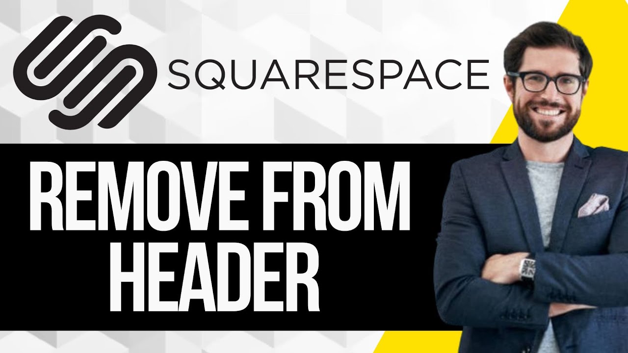 How To Remove Things From Squarespace Header
