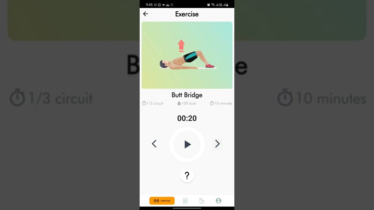 Flutter Weight Gain Workout App Flutter