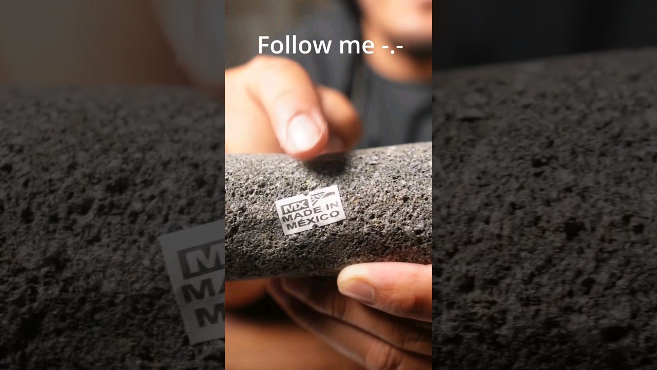 Molcajete seasoning the first step to authentic Mexican cooking #molcajete #mexicanfood #cookingtips