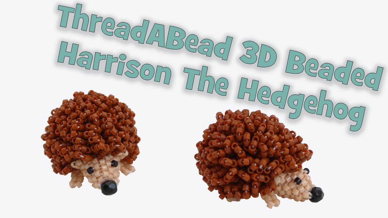 3D Beaded Harrison the Hedgehog Bead Pattern