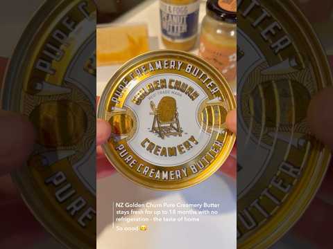 NZ Butter in a can - Golden Churn Pure Creamery Butter #shortvideo #shorts