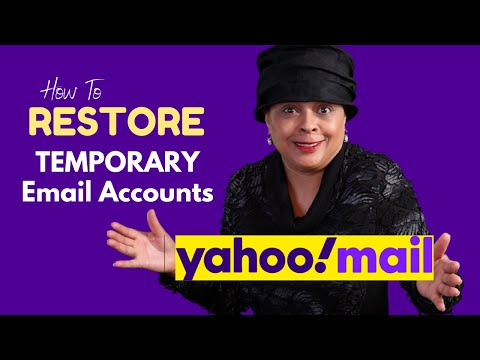 Restore a Temporary Yahoo Email Account