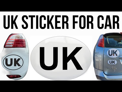 UK Sticker for Car: Rules for Vehicles when Motoring in France.