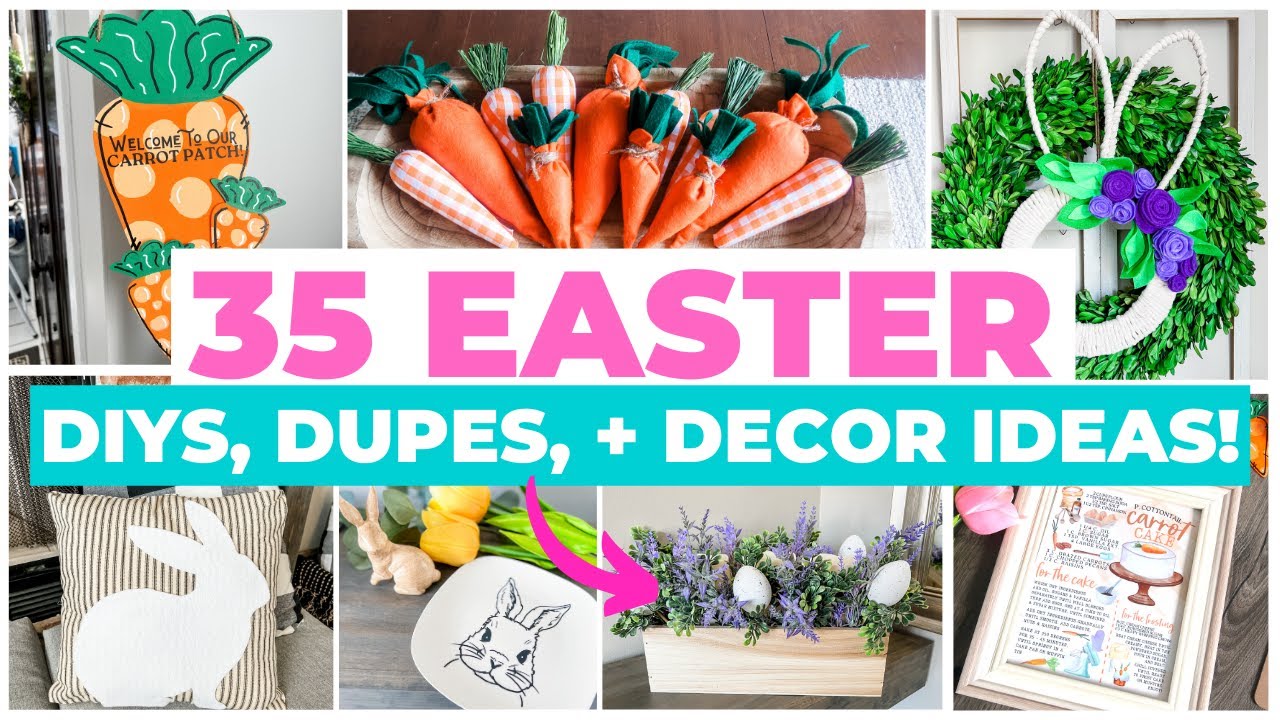 35 BEST Easter DIYs, Crafts, & Decor Ideas! | Dollar Tree Easter Decor 2025