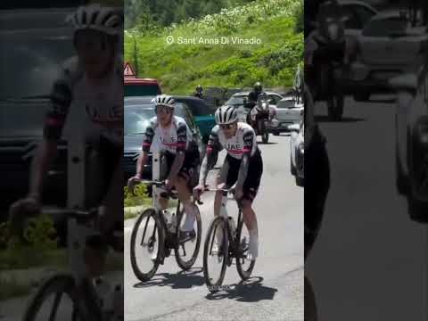 Tadej Pogacar SPOTTED Training in Italy BEFORE Tour de France 2025 #pogacar #tourdefrance #cycling