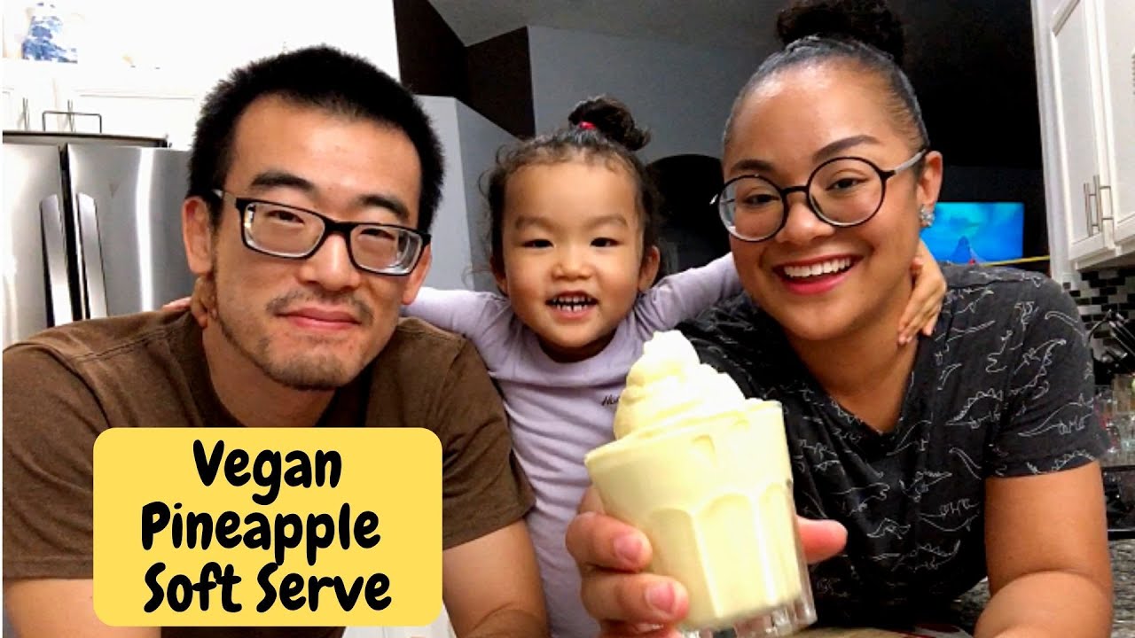 Pineapple Ice Cream | Vegan | Soft Serve (dole whip copycat)