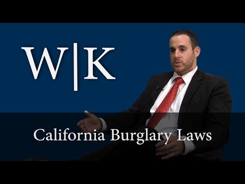 California Burglary Laws