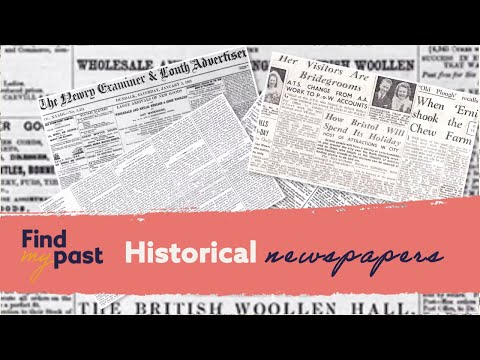 Historical Newspapers - How You Can View Them From Home | Findmypast