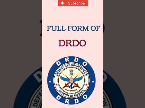 Full Form Of Drdo