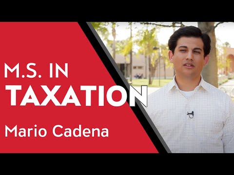 The Master of Science in Taxation: About the Faculty – Mario Cadena