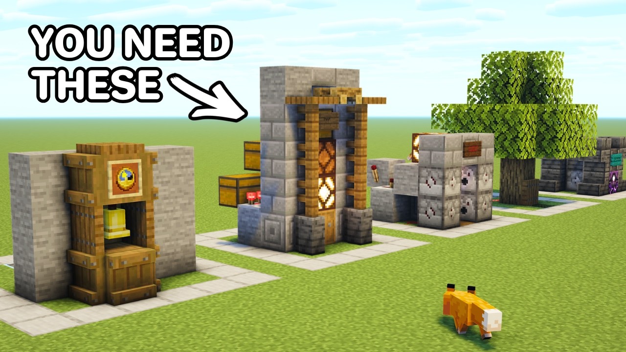 5 Small Redstone Builds To Improve Your Life