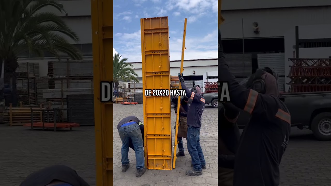 El Encofrado de Columna Lico es liviano, fácil y rápido de armar.