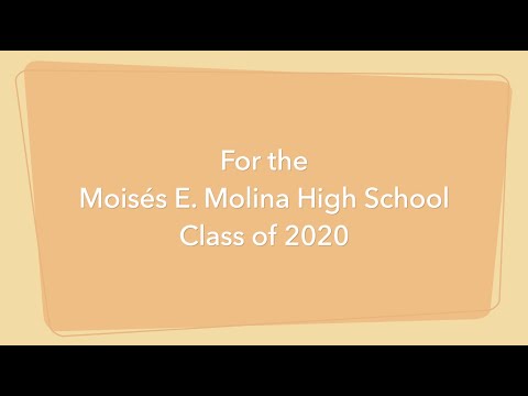 Message for the Molina High School Class of 2020