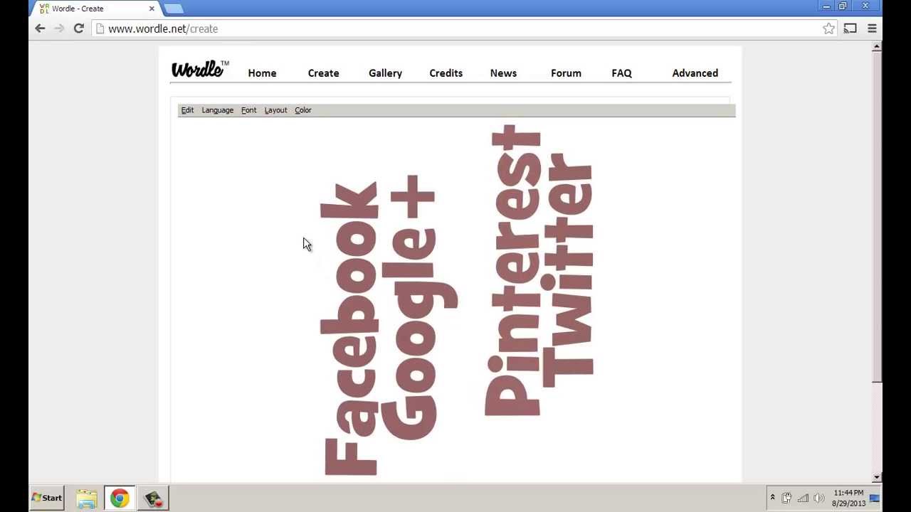 How to Create and Make a Wordle Word Cloud Tutorial