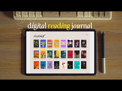 2025 digital reading journal [FREE DOWNLOAD] 🌷 setup and quick tour