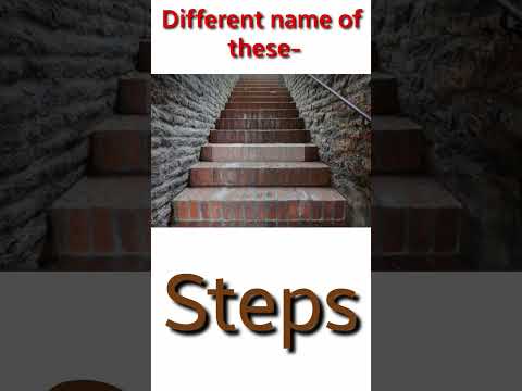 Difference between these words- Escalator,steps,ladder,stepladder,stairs #ielts #englishspeaking