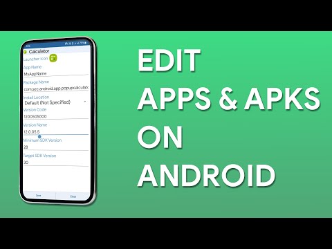 Edit APKs on Android | Edit Android Apps (Using APK Editor)