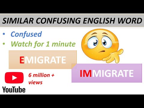 emigrate vs immigrate | meaning and differences with example