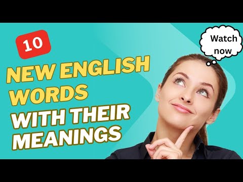 10 new English words with meaning-Words meaning and sentences-Daily used English words with meaning