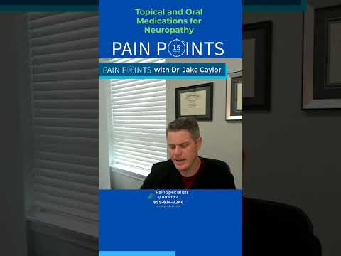 topical and oral medications for neuropathy
