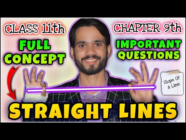 Understanding Straight Lines: A Comprehensive Guide for Class 11 ...