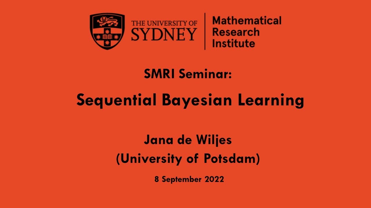 Jana de Wiljes: Sequential Bayesian Learning