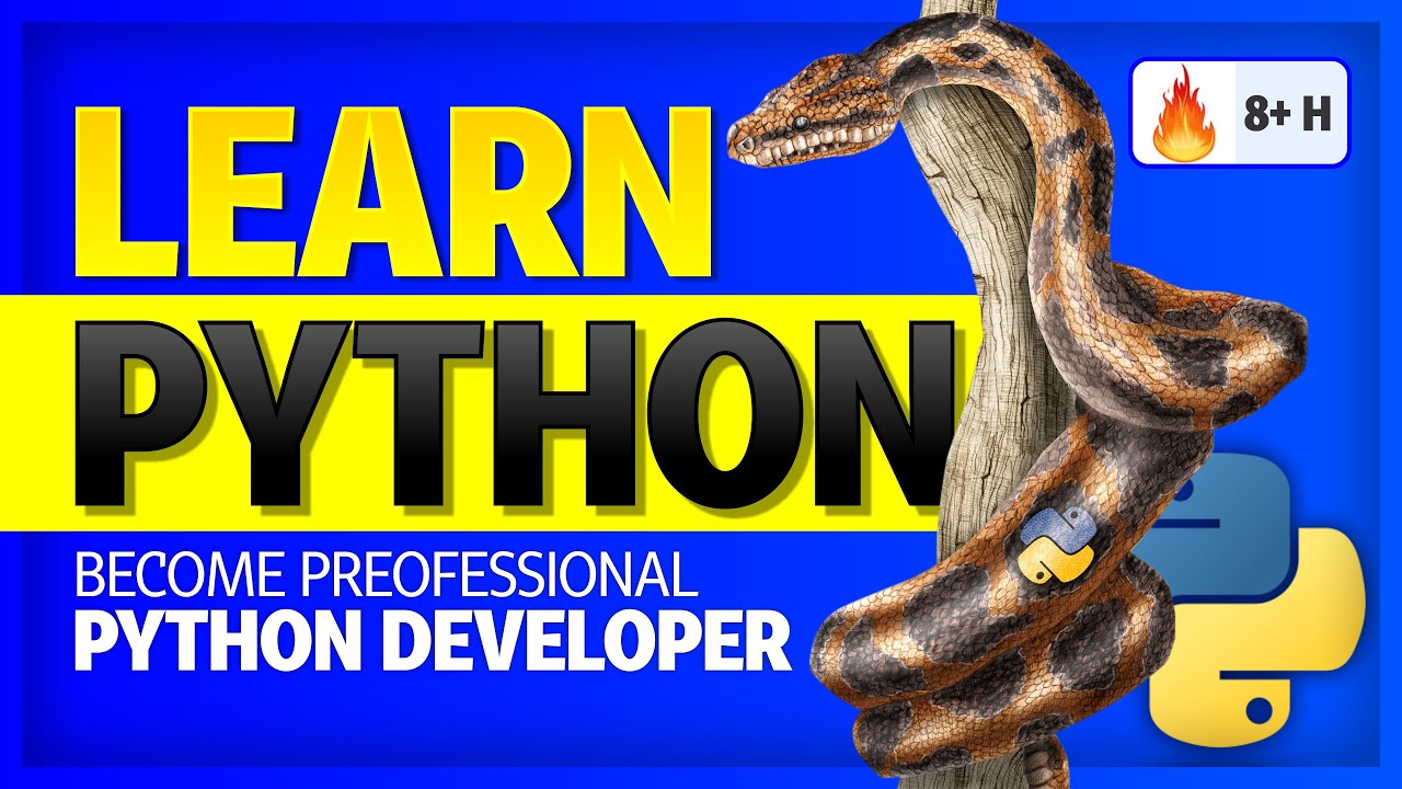 Learn Python (8+ hours) - Become Professional Python Developer Full Course (Part 2)