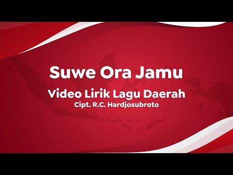 Video Lirik Lagu Daerah | Suwe Ora Jamu